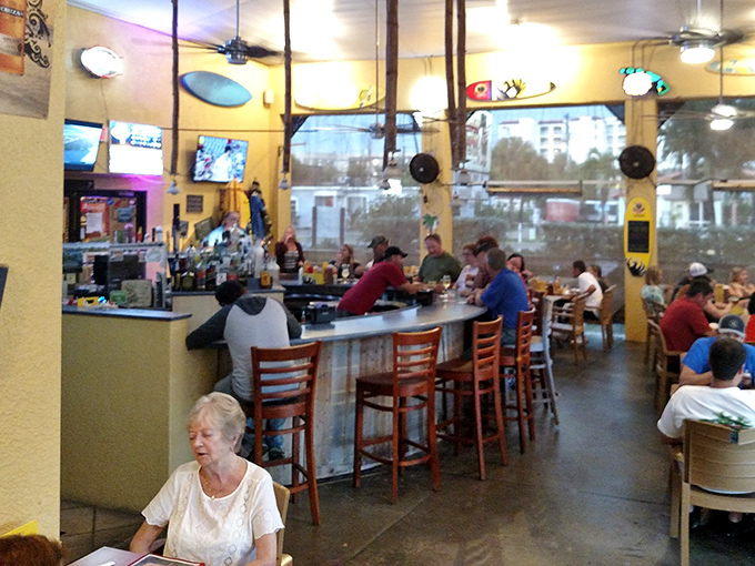 The bustling dining room proves the universal truth: great barbecue brings people together faster than a family reunion with an open bar.