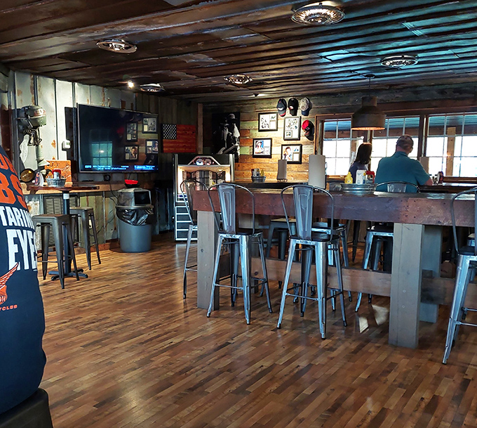 The dining area balances rustic charm with "actually comfortable enough to linger" – unlike those trendy places where the chairs seem designed by chiropractors drumming up business.