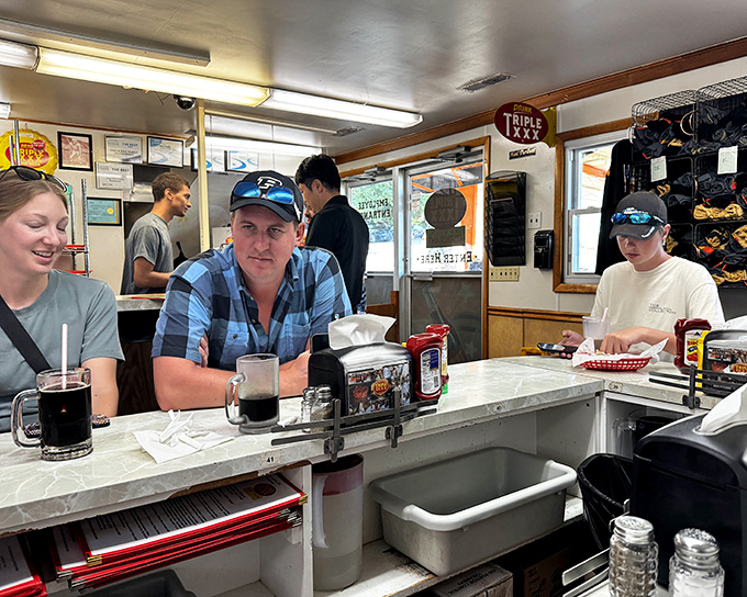 Counter culture at its finest—where strangers become friends over root beer and burgers. The best conversations in West Lafayette happen right here.