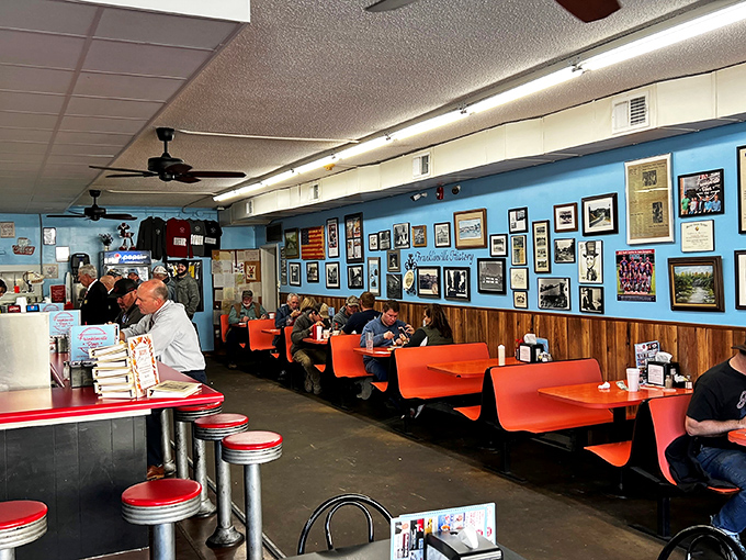 Where strangers become neighbors and neighbors become family. The counter seats are where the real Franklinville stories get exchanged.