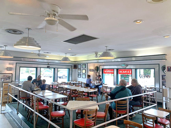 The dining room hums with the satisfied murmurs of locals who know they've found the real deal in a town full of tourist traps.