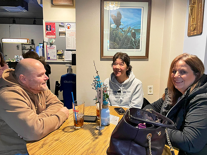 The true measure of a great local spot: tables filled with people sharing stories, laughter, and the universal language of good food.