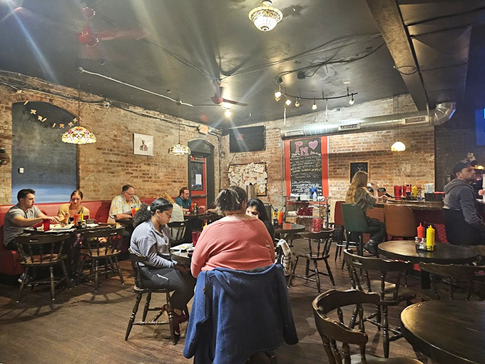 The dining room buzzes with the universal language of good food&mdash;a diverse crowd united by their mutual appreciation for perfectly crafted pierogies.