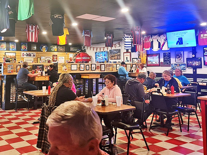 The restaurant buzzes with happy diners&mdash;proof that great fish and chips can create community anywhere, even in sunny Florida.