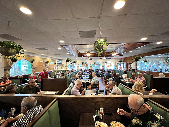 The dining room hums with the beautiful symphony of forks against plates, laughter between bites, and the occasional "you've got to try this."