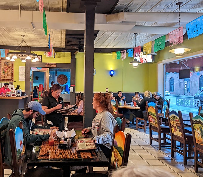 The true test of a great restaurant: when diners are too busy enjoying their food to notice you sneaking a photo.