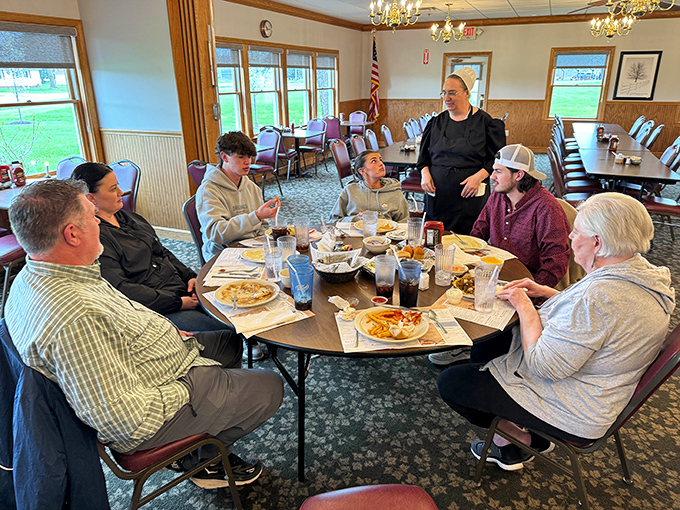 Happy diners discovering what happens when breakfast is treated like the art form it should be.
