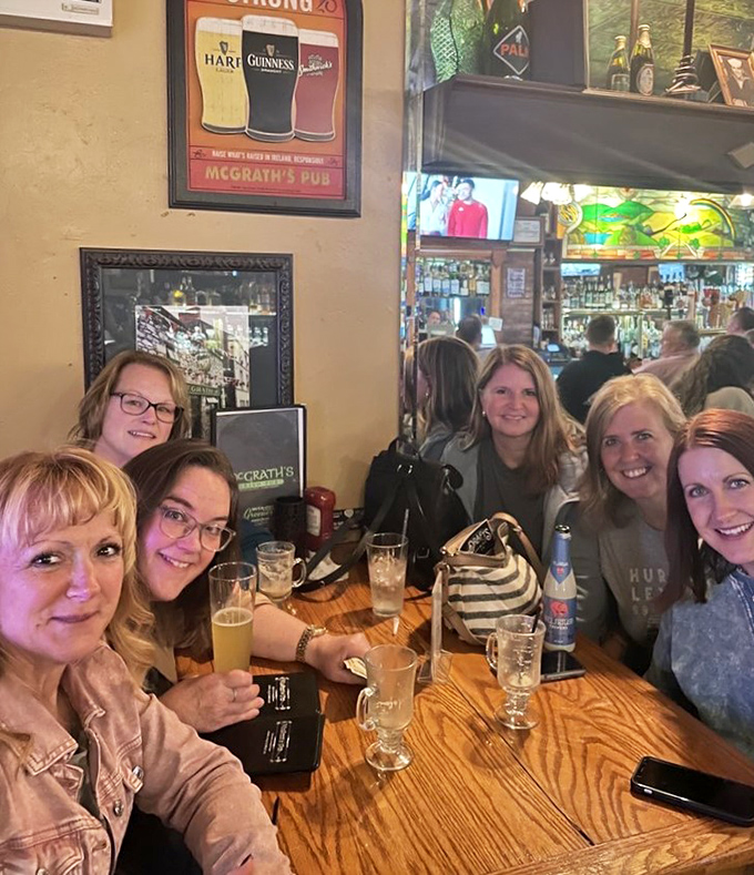 The true measure of any pub isn't just its food but the joy around its tables. These patrons aren't just eating &ndash; they're creating memories.