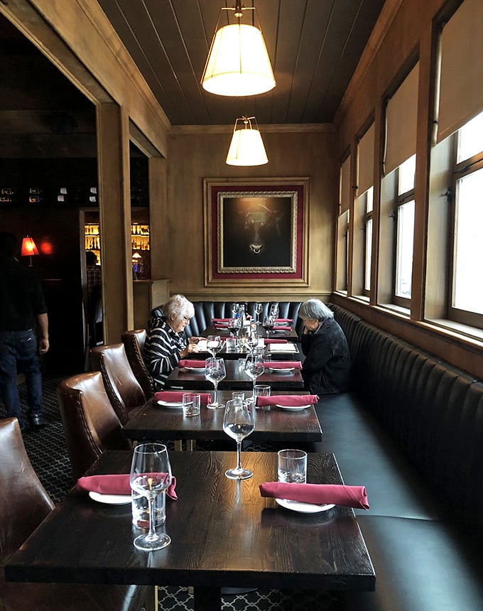 Where memories are made between bites &ndash; classic dining room seating that invites you to linger over that last glass of wine.