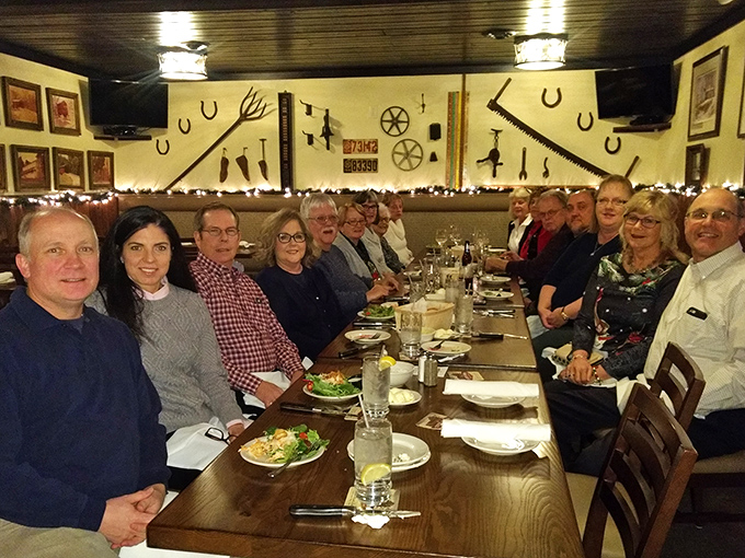 The true measure of a great restaurant: tables filled with people who started as strangers and end the night exchanging phone numbers.