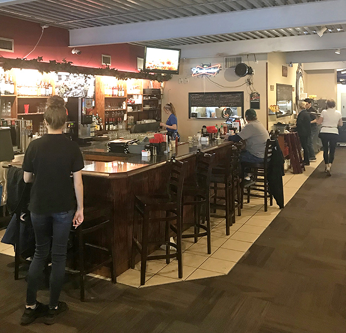 The bar area buzzes with locals catching up over drinks&mdash;that sweet spot where neighborhood restaurant meets friendly gathering place.