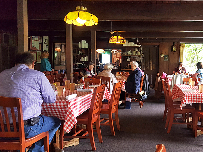 Multi-generational families gather around tables where conversations flow as freely as the gravy. Some have been coming here for decades.