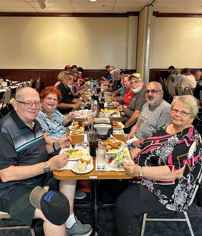 Multi-generational dining is the norm here, where recipes and stories are passed down alongside heaping platters of comfort food.