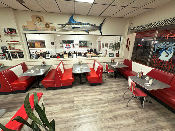 The dining area isn't designed by some fancy restaurant consultant &ndash; it's perfected by decades of knowing exactly what makes people feel at home.