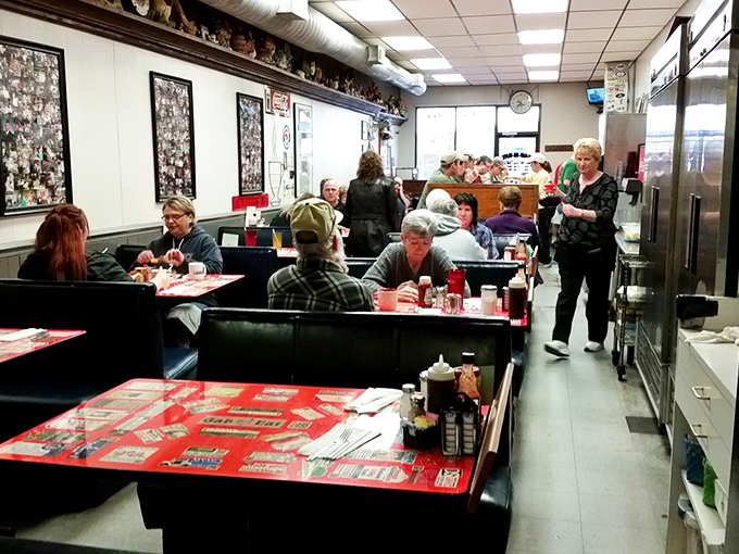 The dining room where breakfast dreams come true &ndash; unpretentious, welcoming, and humming with the symphony of forks meeting plates.