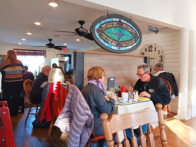 Every table tells a story of satisfied customers who discovered their new favorite breakfast spot.