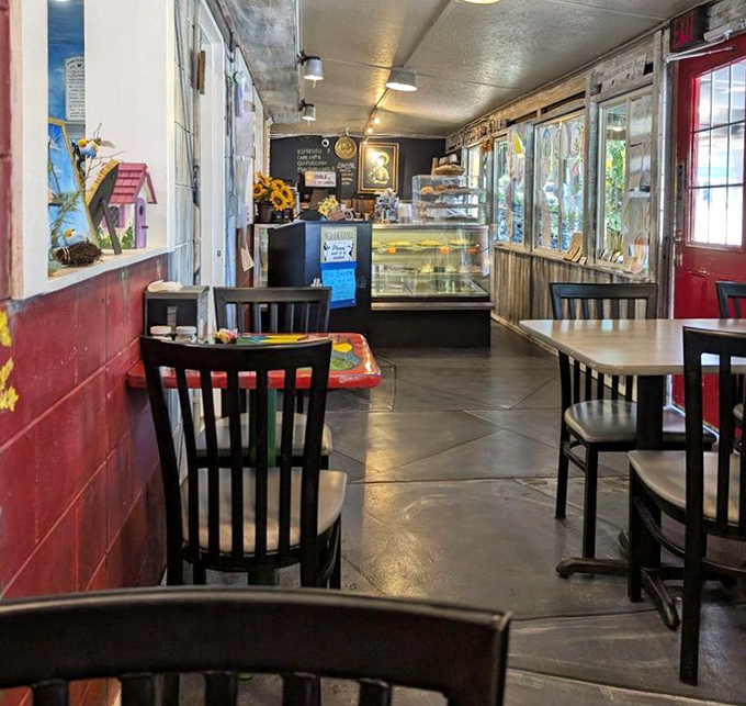 A dining room where eavesdropping is encouraged because everyone's conversation improves your meal experience.