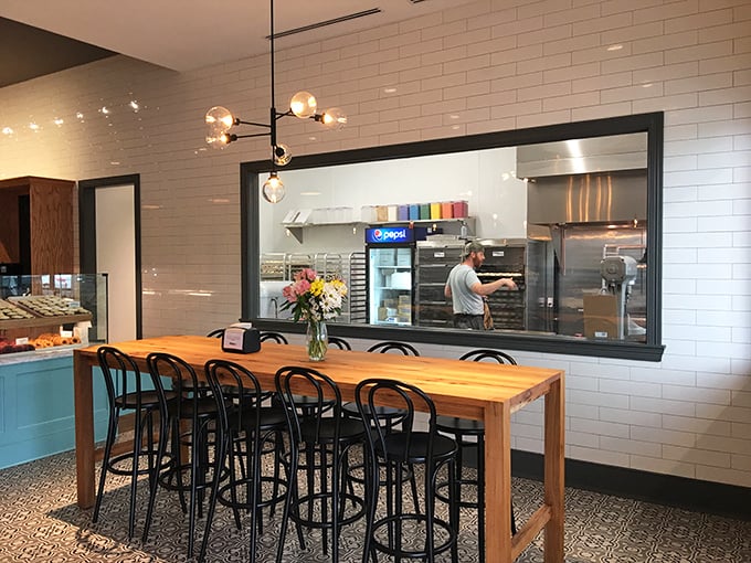 Not just a place to eat donuts, but a space to contemplate life's greatest question: "Should I get another one?"