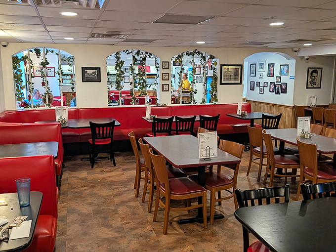 The dining room feels like your favorite aunt's house&mdash;if she could make pizza that would make angels weep with joy.