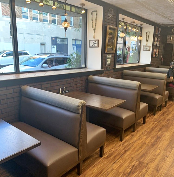 The dining area's vinyl booths have hosted thousands of happy eaters before you. They've seen things. Delicious things.