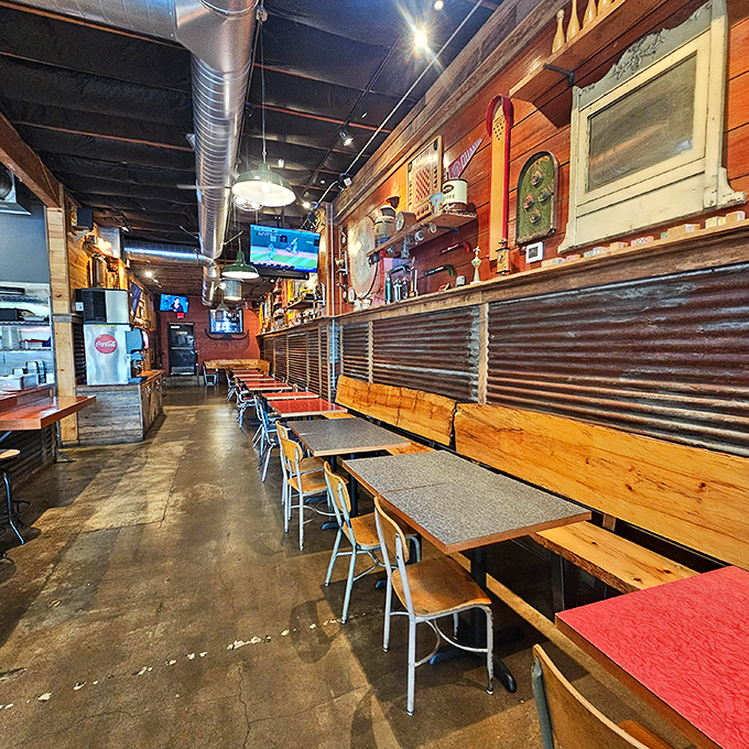 The dining area feels like the clubhouse you always wanted as a kid&mdash;if that clubhouse served life-changing chicken and had excellent beer.