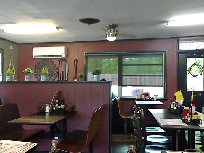 Cozy dining nooks where conversations flow as freely as the coffee. These wooden chairs have heard decades of local gossip and family celebrations.