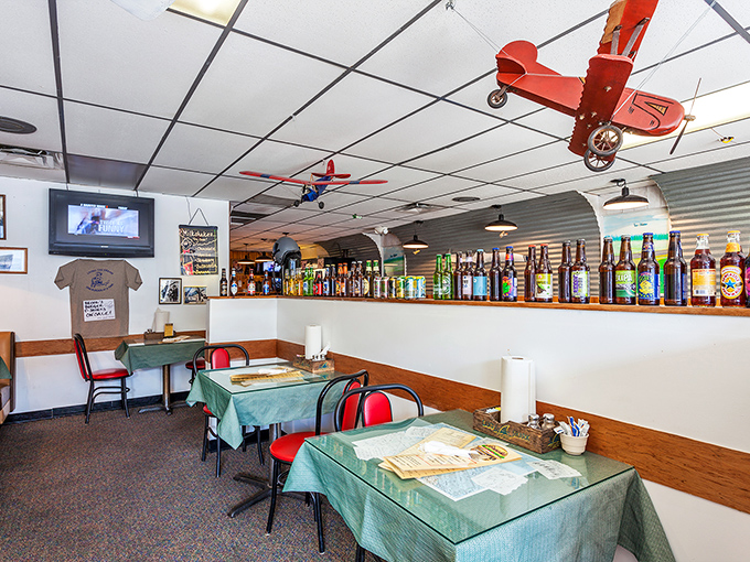 The dining area feels like it hasn't changed in decades, and that's precisely its charm. Comfort never goes out of style.