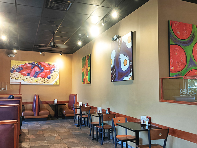 Food-themed artwork that makes you hungry even if you just ate. The perfect visual appetizer while waiting for your breakfast feast.