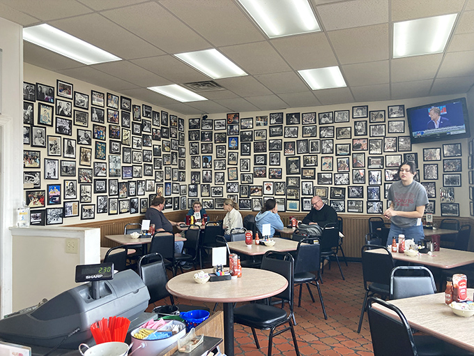 The photo gallery wall rivals the Louvre for cultural significance&mdash;if the culture is "people who appreciate a good breakfast in Columbus."