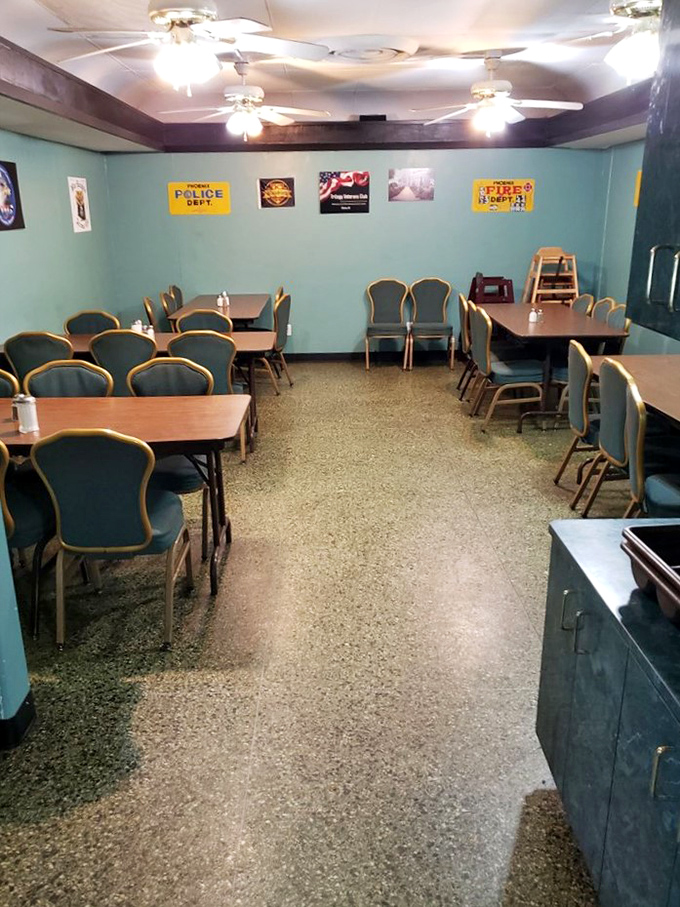 The dining room isn't designed by an Instagram influencer&mdash;it's perfected by decades of customers who know comfort trumps trends every time.