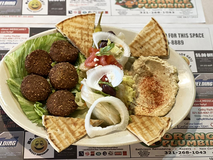 These falafel balls aren't just good&mdash;they're "why-isn't-there-a-Mediterranean-restaurant-on-every-corner" good, especially with that creamy hummus.