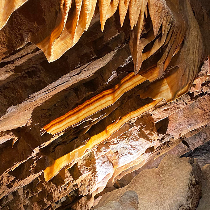 The famous "Breakfast Bacon" formations prove that even Mother Nature appreciates a good brunch aesthetic. Delicious-looking, but definitely not edible!