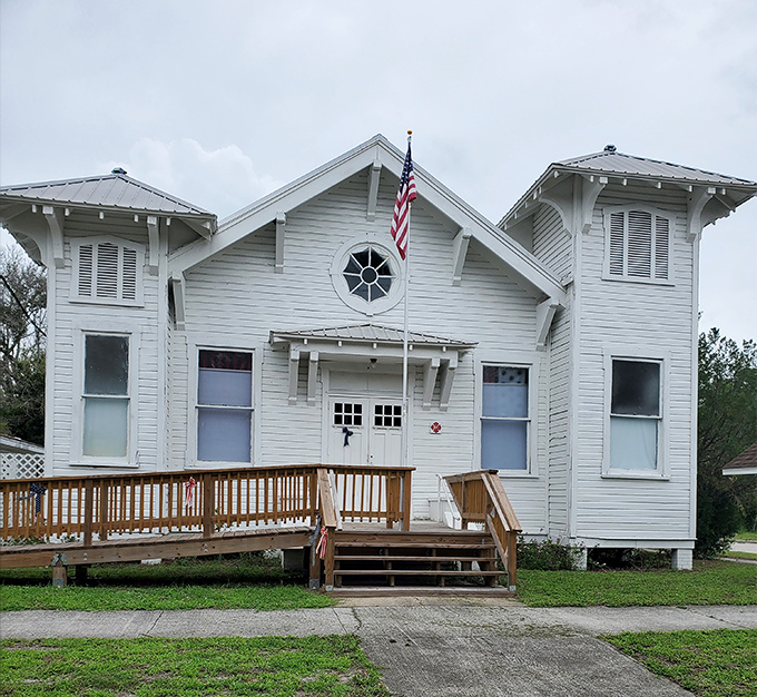 First Presbyterian's classic white clapboard and octagonal window speak to a time when church architecture was both simple and sublime.
