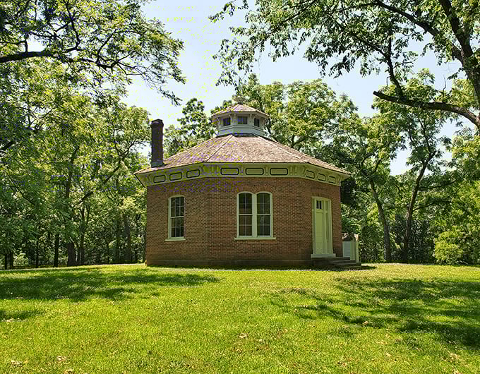 This charming octagonal schoolhouse proves that even in the 1800s, architects were thinking outside the box &ndash; or inside the octagon, as it were.