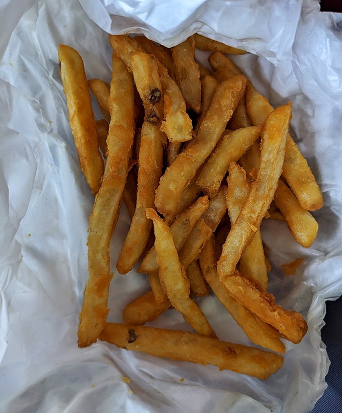 French fries at Keller's aren't just a side&mdash;they're supporting actors deserving their own spotlight. Crispy, golden, and perfectly salted companions to any order.