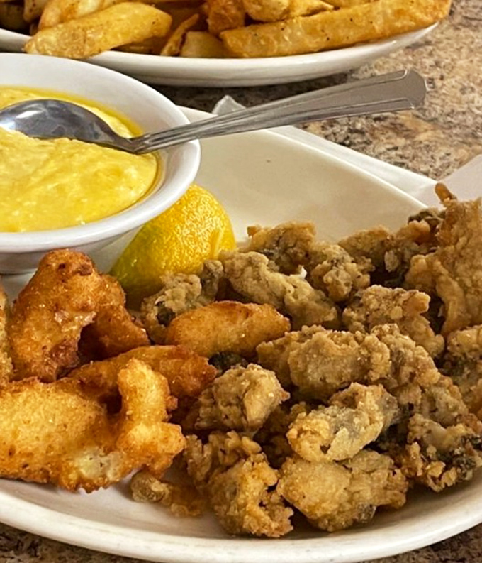 Golden-fried treasures from the deep paired with a squeeze of lemon and homemade tartar sauce&mdash;simplicity that somehow outshines complexity every time.
