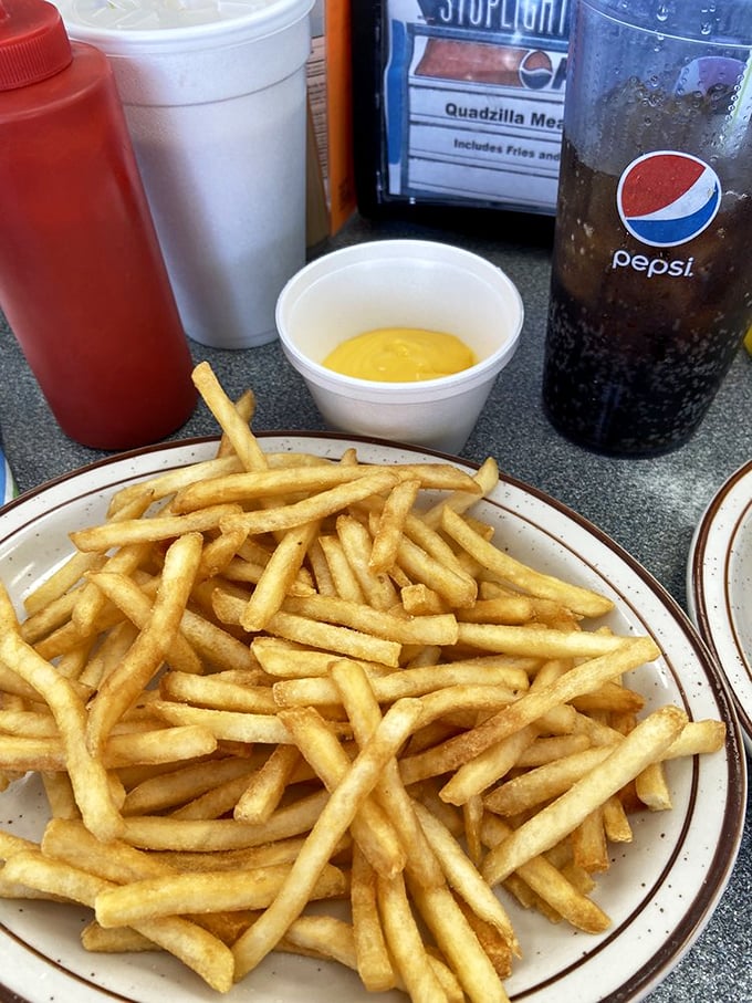 Fries that achieve the perfect balance between crispy exterior and fluffy interior&mdash;the Goldilocks zone of fried potatoes.