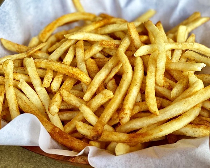 These aren't just fries&mdash;they're golden happiness sticks. Perfectly crisp outside, fluffy inside, and impossible to stop eating once you start.