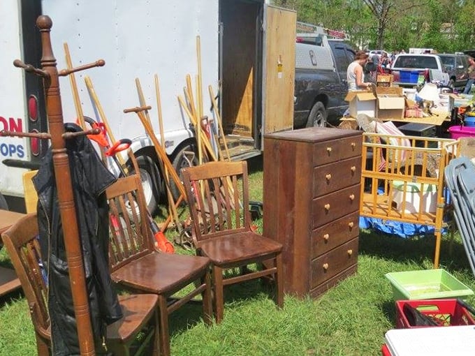 Solid wood furniture stands ready for restoration, offering quality craftsmanship that modern particle board simply can't match.