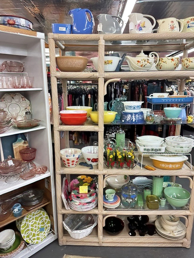 Vintage Pyrex paradise! Grandma's kitchen classics find new homes among collectors who appreciate that they just don't make 'em like this anymore.