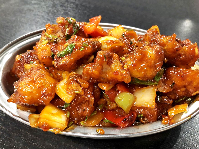 Gobi Manchurian &ndash; where cauliflower goes to get its PhD in deliciousness. Crispy, tangy, and utterly transformed from its humble origins.