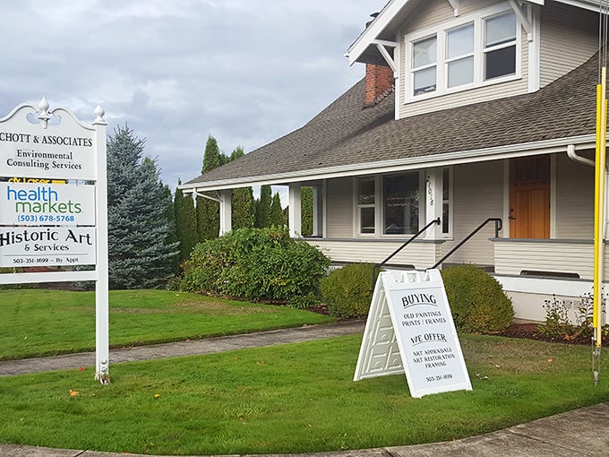 Historic homes transformed into businesses maintain Aurora's architectural integrity while inviting visitors to step back in time and open their wallets.