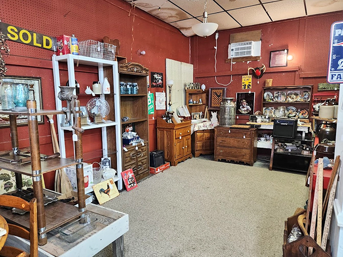 Every piece of furniture here has outlasted at least three presidential administrations. That oak dresser could outlive us all.