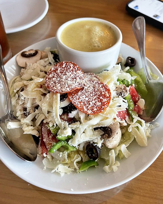 A salad that doesn't apologize for being a salad&mdash;fresh, vibrant, and making you feel virtuous before the pizza arrives.