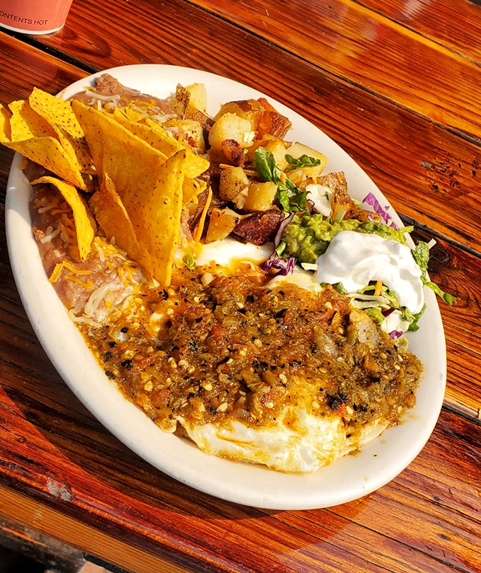 Huevos Rancheros plated with the kind of care that makes you believe breakfast really is the most important meal.