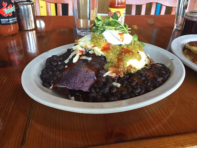 Huevos rancheros that bring a little fiesta to your morning, because breakfast should always be celebrated.