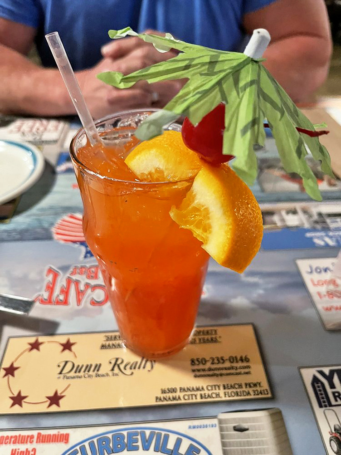 Not just a drink, but a tropical vacation in a glass. That little paper umbrella isn't decoration&mdash;it's protecting your hurricane from getting sunburned.
