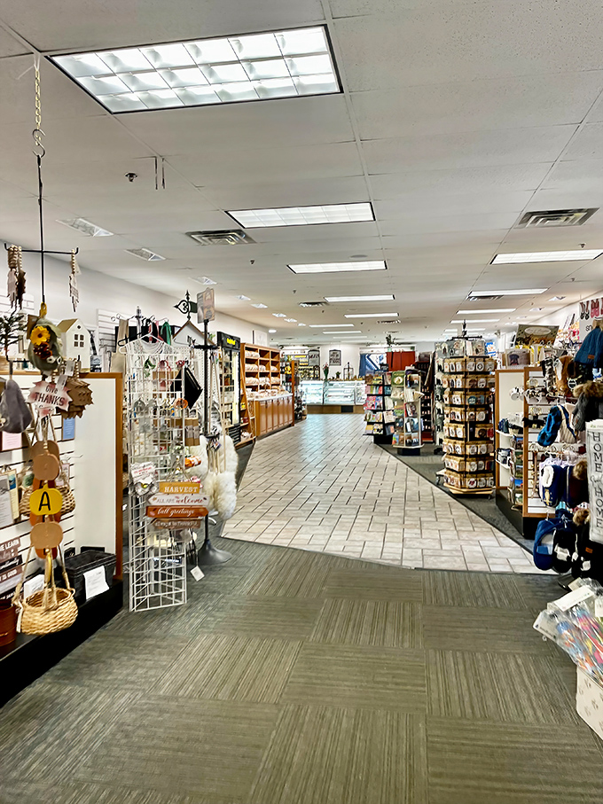 The gift shop offers a treasure trove of Amish-made goods. Your souvenir calories don't count if they're consumed outside county lines.