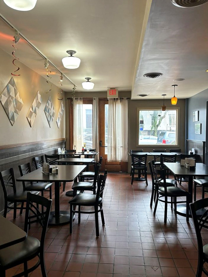 Another glimpse of this welcoming space where strangers become friends over shared plates of happiness.