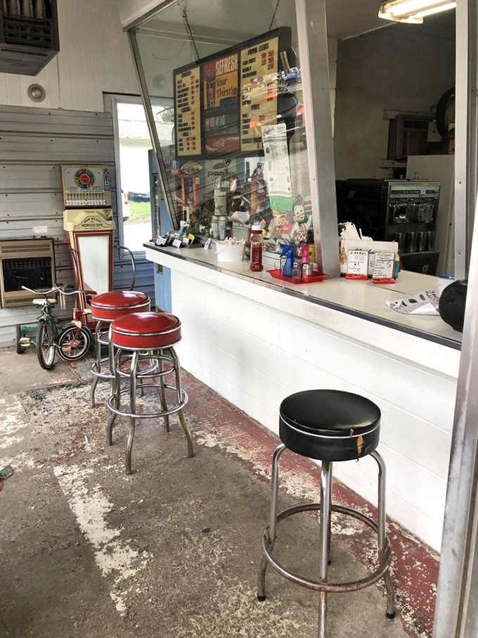 Red vinyl stools await your arrival at a counter that's heard decades of local gossip. Some restaurants have ambiance; this one has stories.